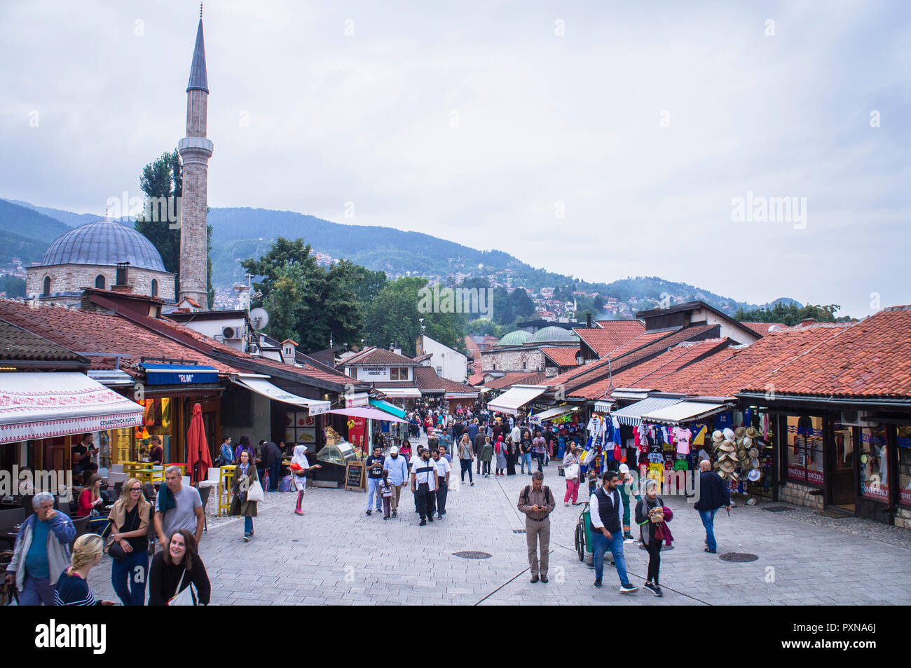 The city of Sarajevo, the capital of Bosnia and Herzegovina, the ...