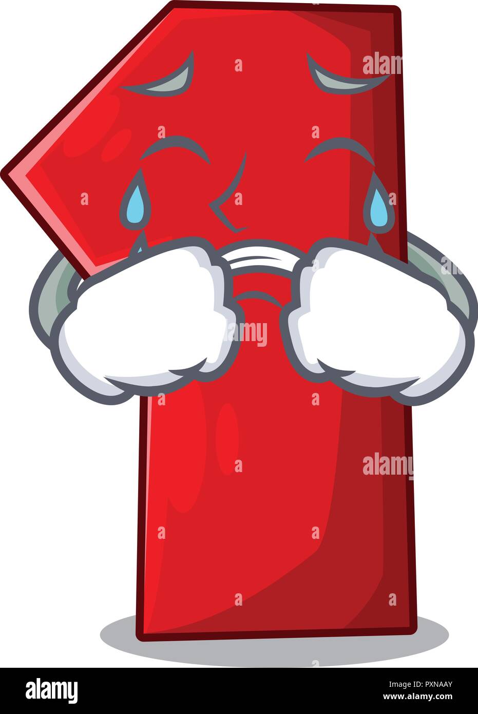 Crying cartoon the number one for champion Stock Vector Image & Art - Alamy