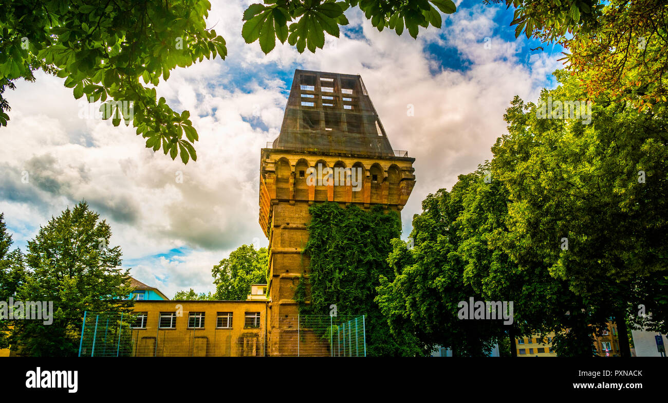 High-rise bunker Hochbunker on Augustinerhof. Bonn, Germany Stock Photo ...