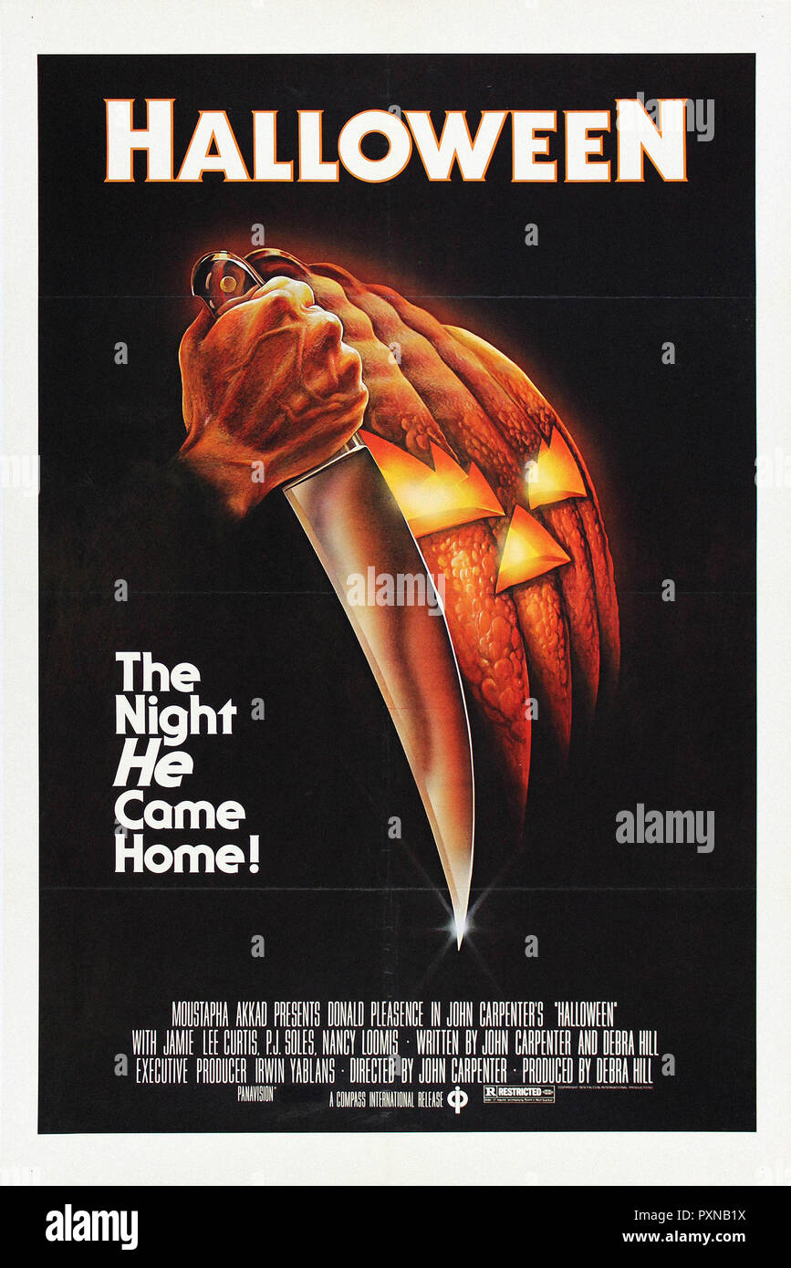 Halloween - Original movie poster Stock Photo - Alamy