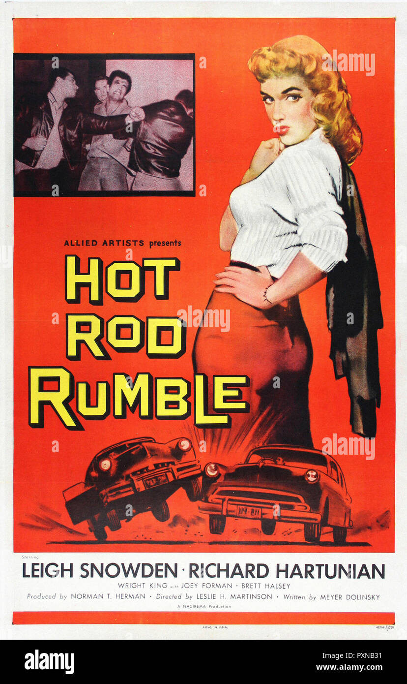 Hot Rod Rumble - Original movie poster Stock Photo - Alamy