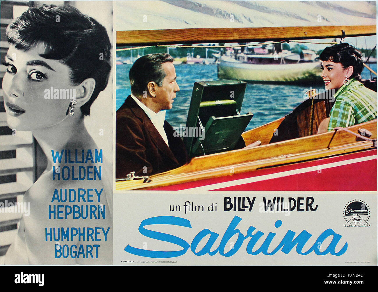 Sabrina - Original movie poster - 1954 Stock Photo - Alamy