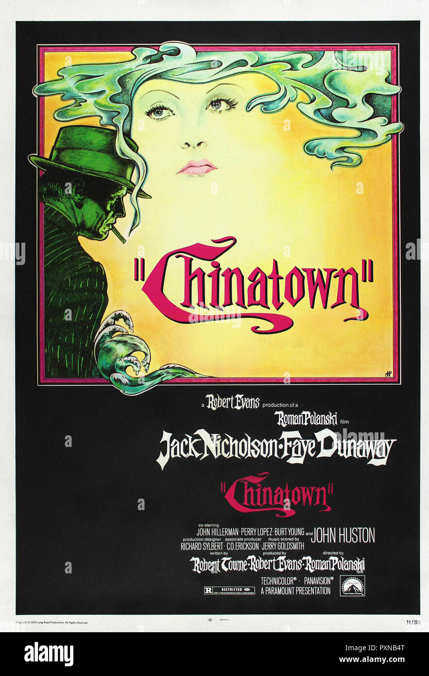 Chinatown - Original movie poster Stock Photo - Alamy