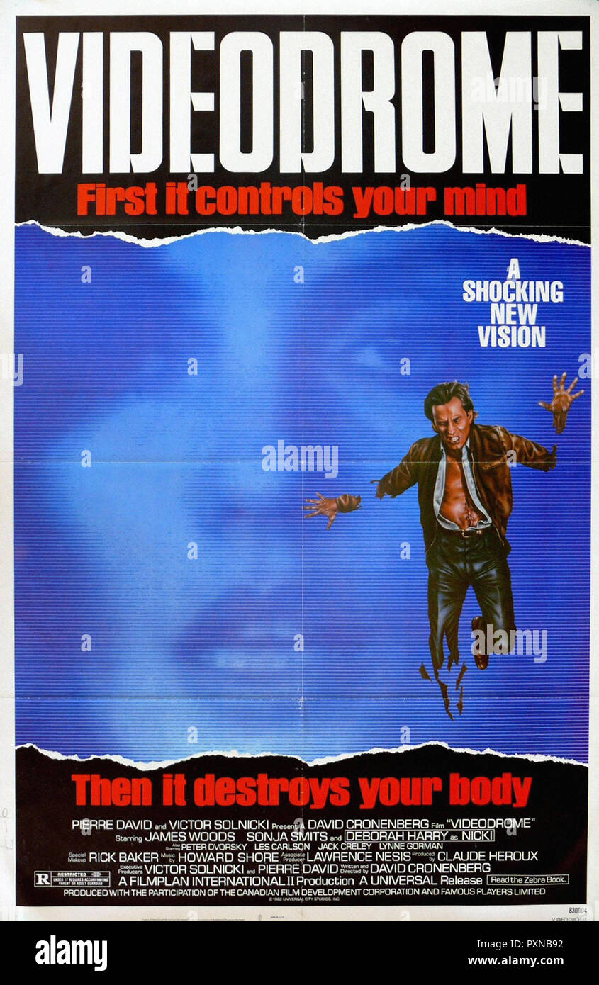 Videodrome poster hi-res stock photography and images - Alamy