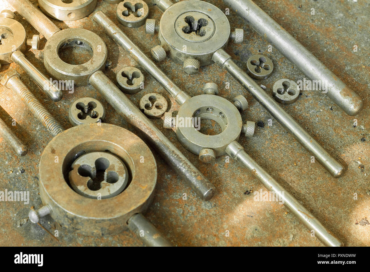 Threading dies hi-res stock photography and images - Alamy