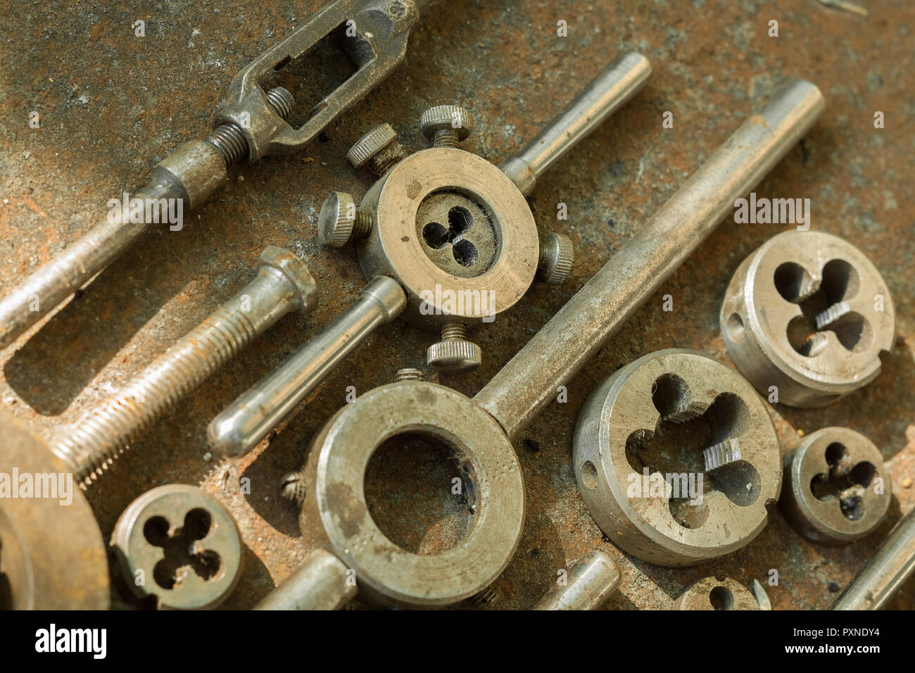 Tap and die set hi-res stock photography and images - Alamy