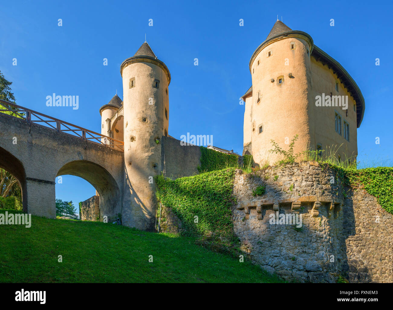 Bourglinster castle, Kanton Grevenmacher, Luxembourg Stock Photo - Alamy