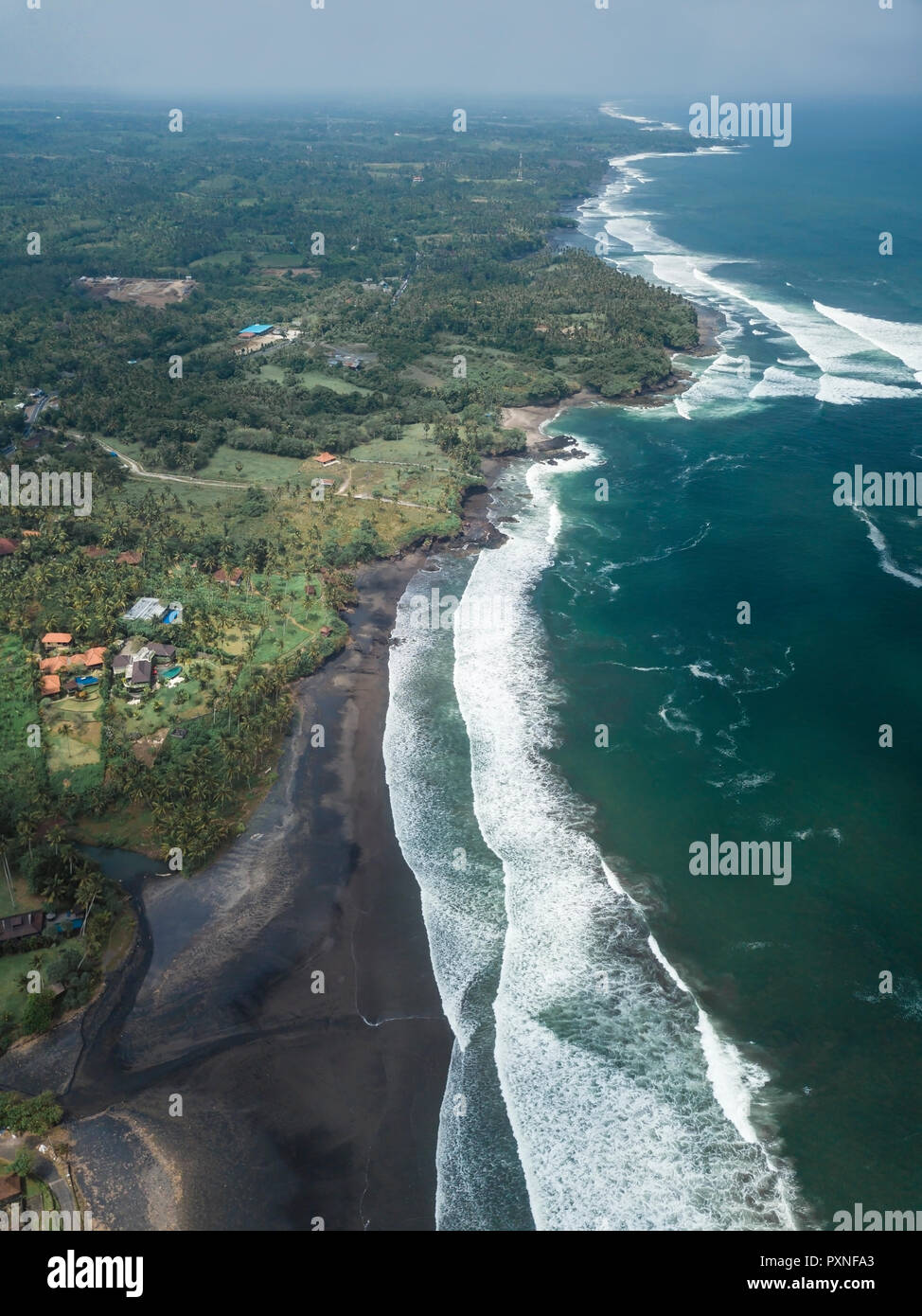 Indonesia, Bali, Aerial view of Balian beach Stock Photo - Alamy