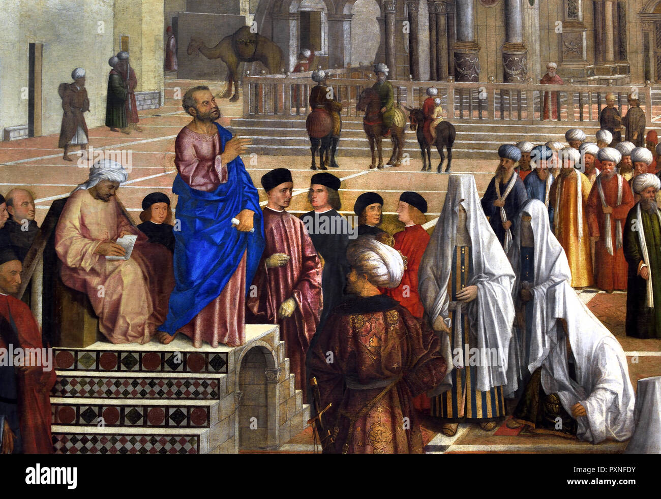 Gentile bellini saint mark hi-res stock photography and images - Alamy