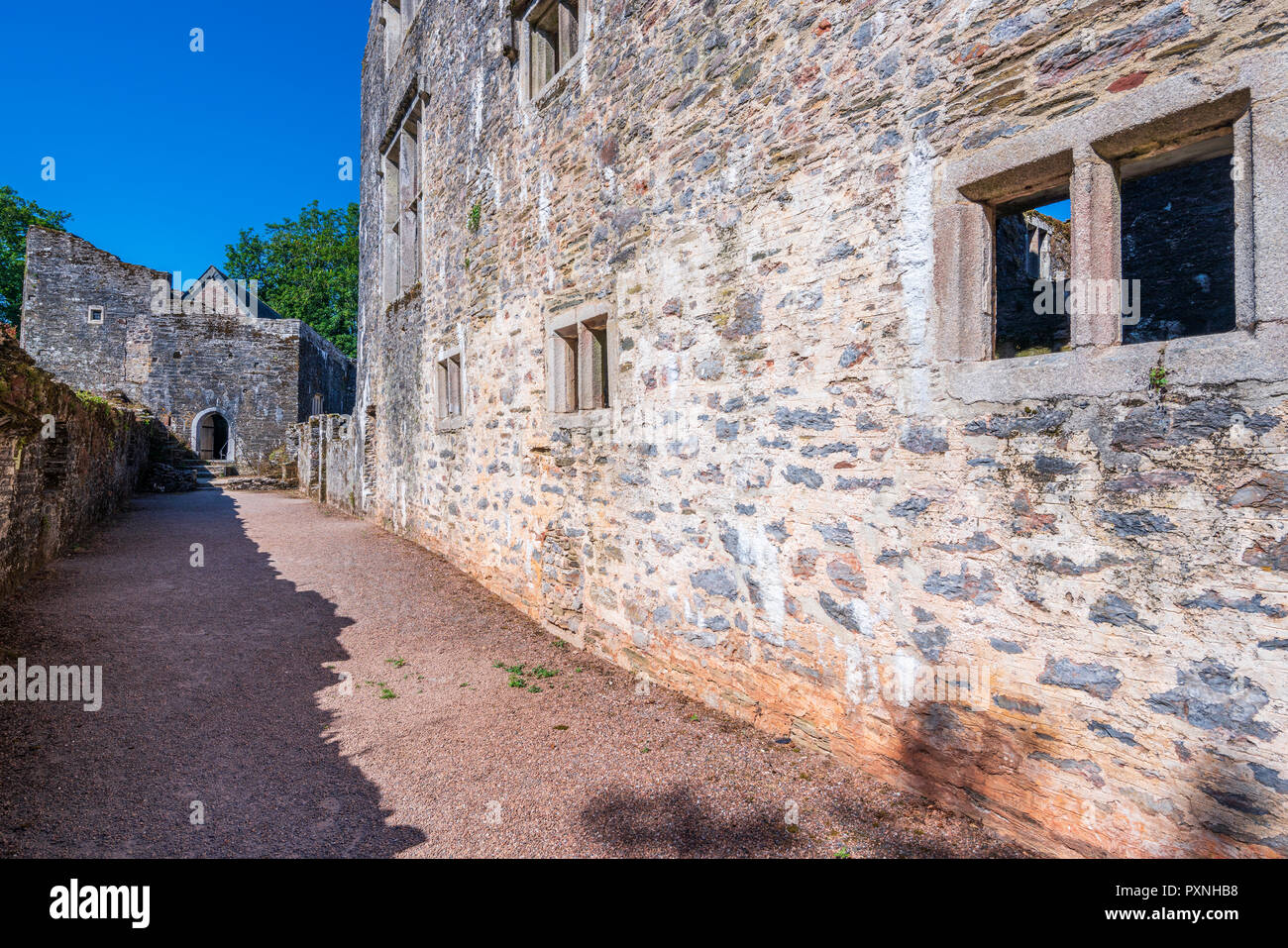 Berry Pomeroy Castle, Devon, England, United Kingdom, Europe Stock ...