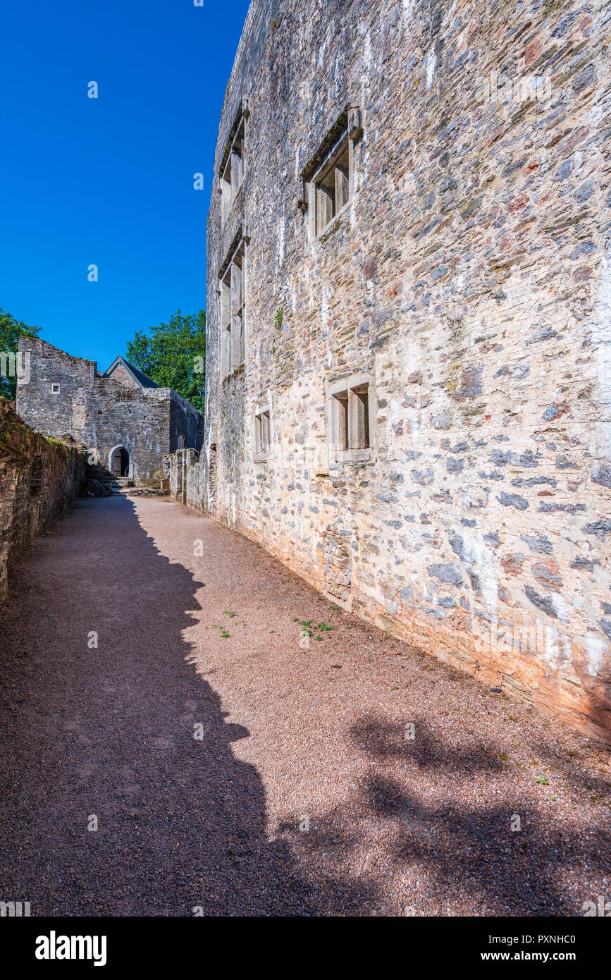 Berry Pomeroy Castle, Devon, England, United Kingdom, Europe Stock ...