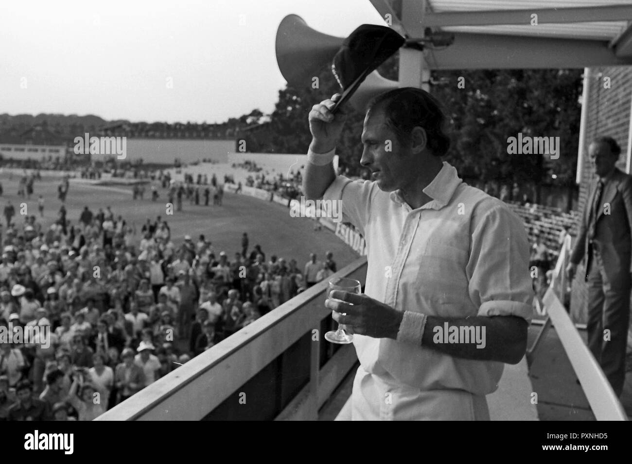Geoff Boycott 100th 100 Stock Photo - Alamy