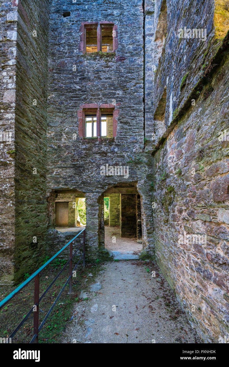 Berry Pomeroy Castle, Devon, England, United Kingdom, Europe Stock ...