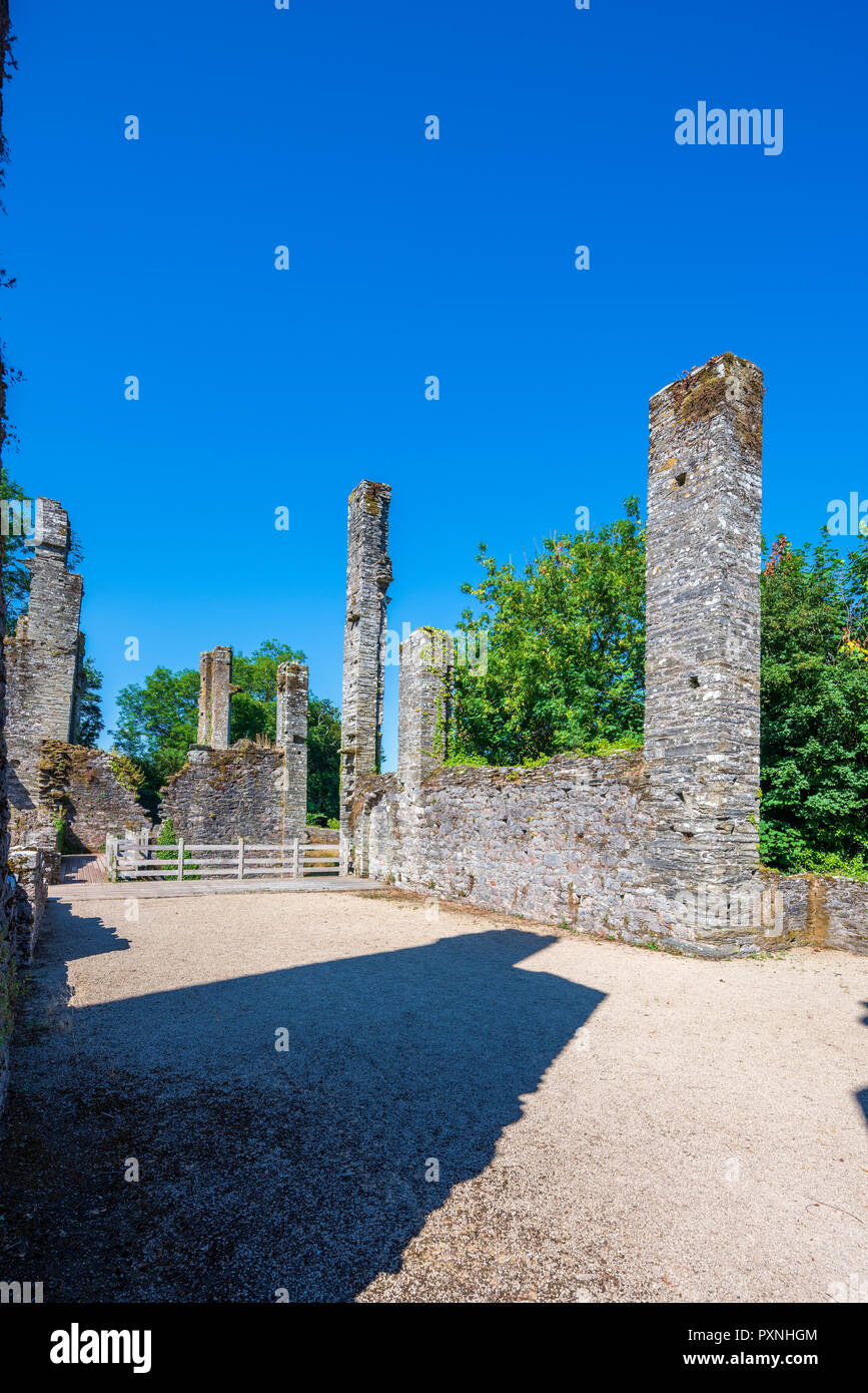 Berry Pomeroy Castle, Devon, England, United Kingdom, Europe Stock ...