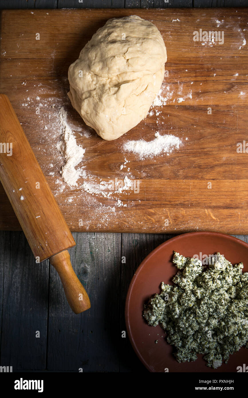 dough and filling Stock Photo - Alamy