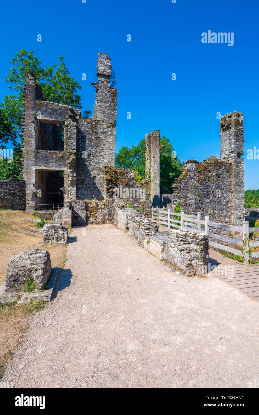 Berry Pomeroy Castle, Devon, England, United Kingdom, Europe Stock ...