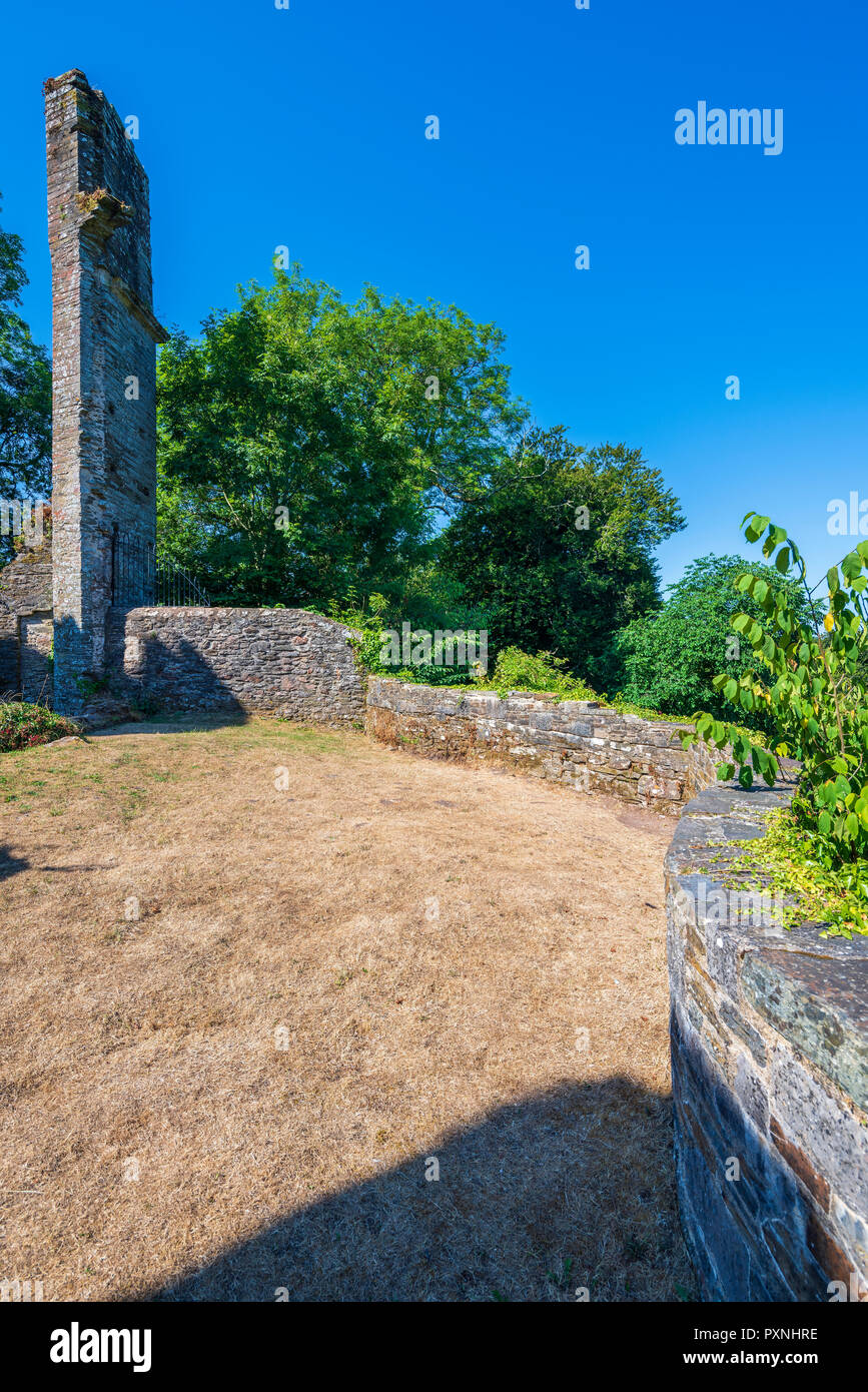 Berry Pomeroy Castle, Devon, England, United Kingdom, Europe Stock ...