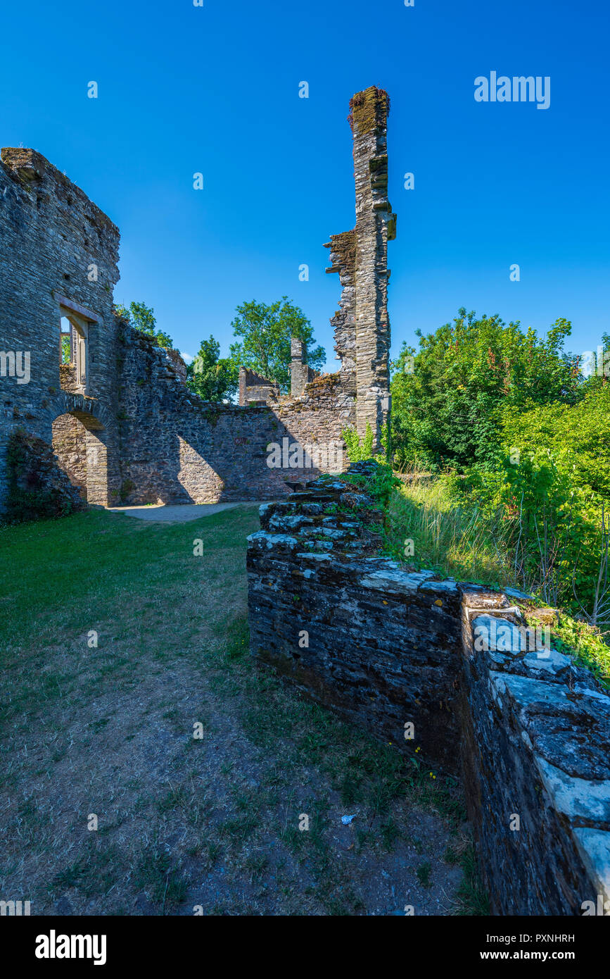 Berry Pomeroy Castle, Devon, England, United Kingdom, Europe Stock ...