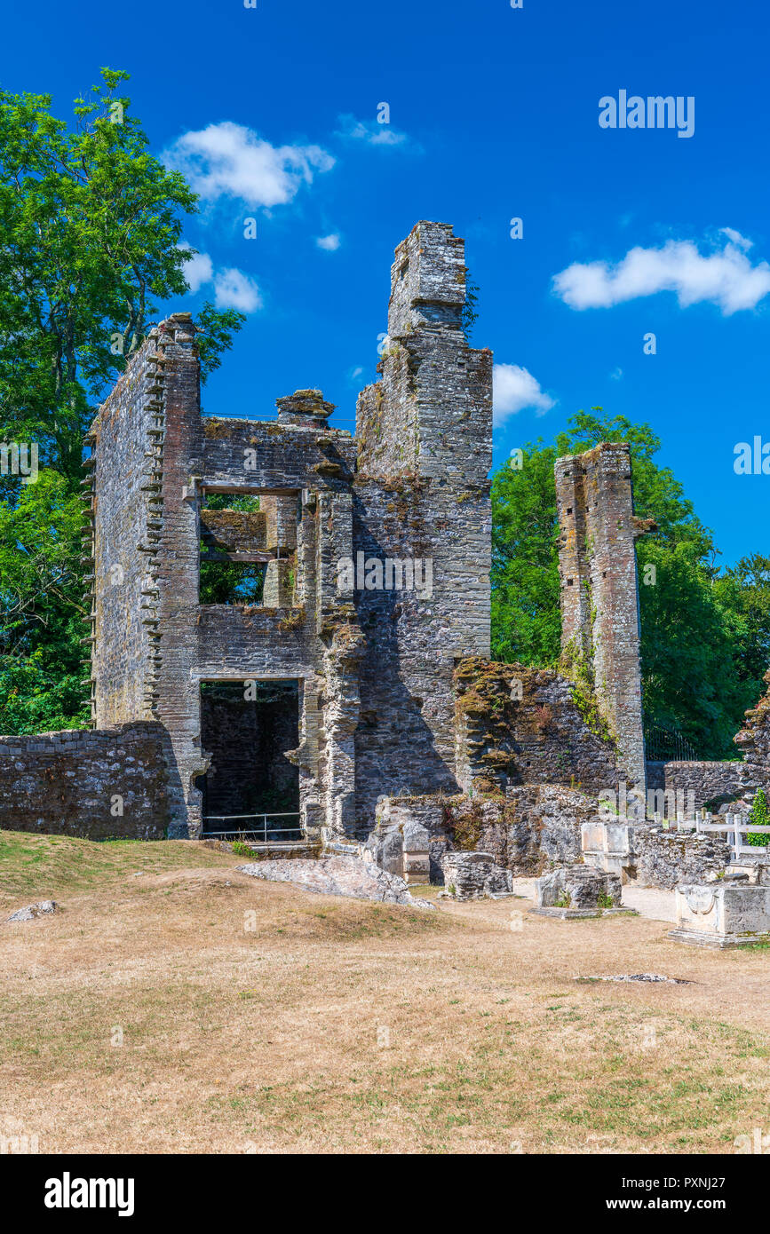 Berry Pomeroy Castle, Devon, England, United Kingdom, Europe Stock ...