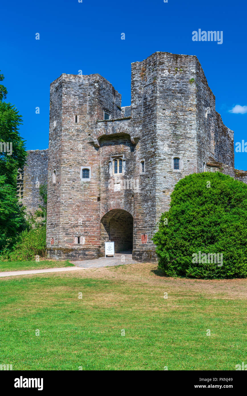 Berry Pomeroy Castle, Devon, England, United Kingdom, Europe Stock ...
