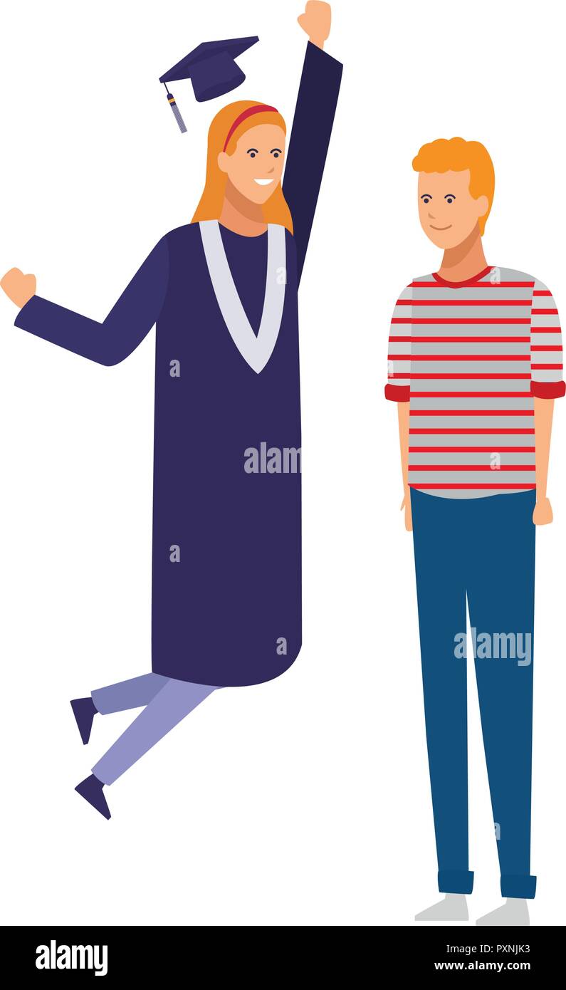 Student graduation cartoon Stock Vector Image & Art - Alamy