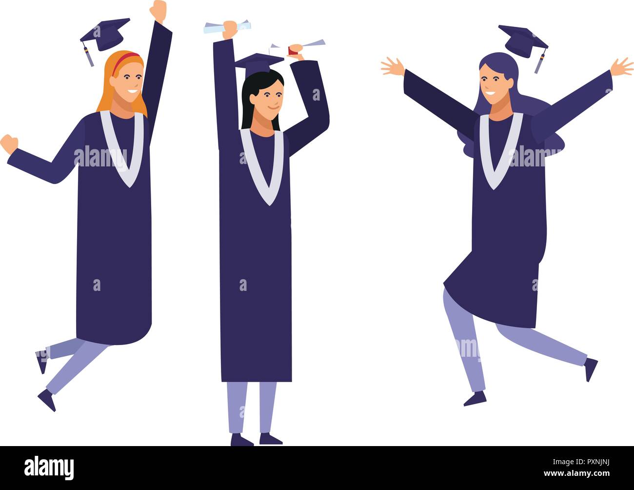 Asian student students Stock Vector Images - Alamy