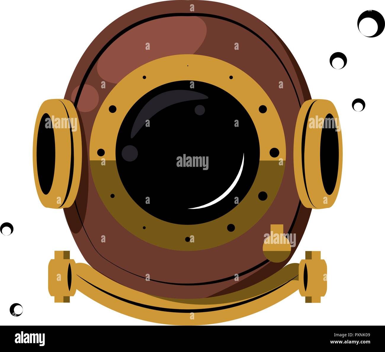 Antique diving helmet Stock Vector Image & Art - Alamy