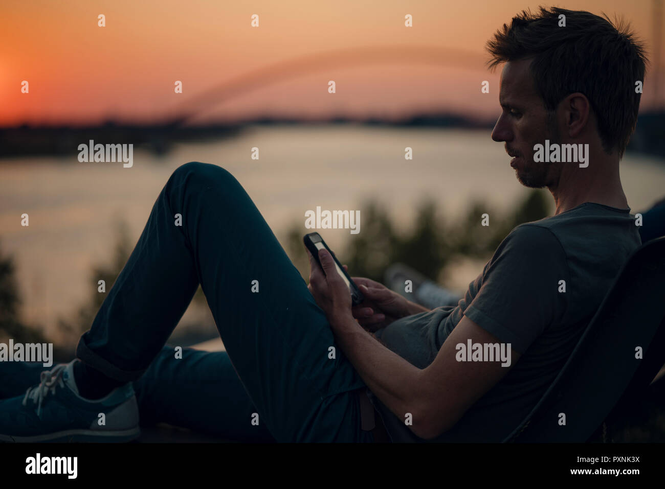 Viewing sunsets hi-res stock photography and images - Alamy