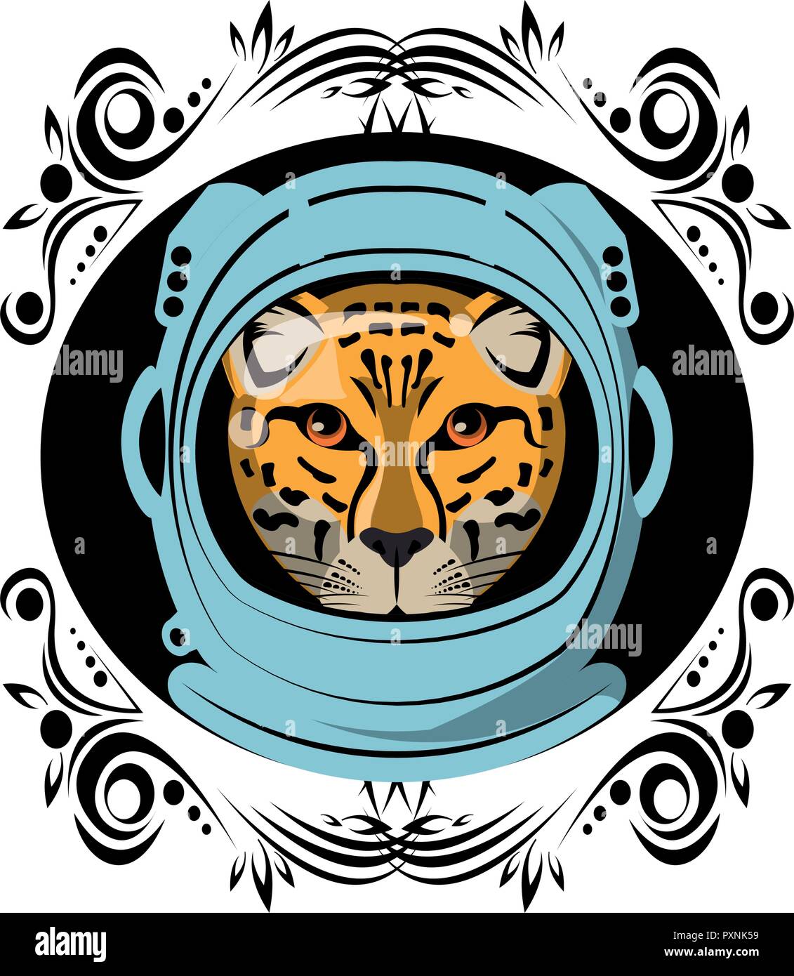 Leopard face cool sketch Stock Vector Image & Art - Alamy
