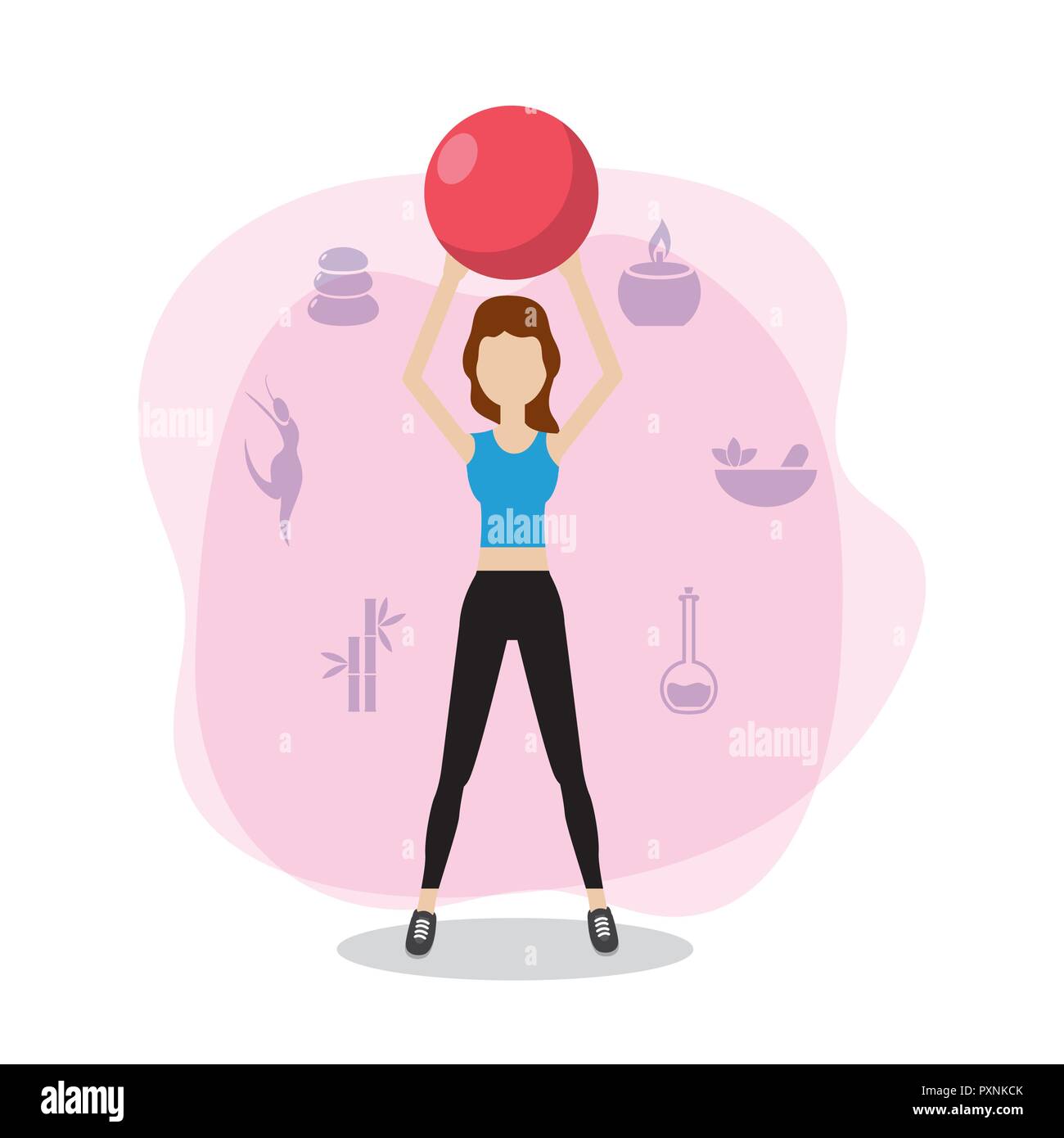health fitness cartoon Stock Vector Image & Art - Alamy