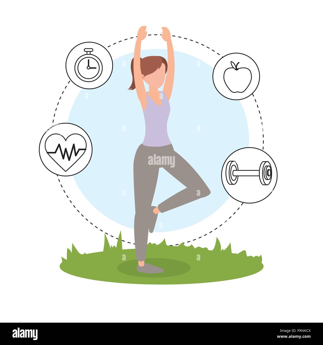 health fitness cartoon Stock Vector Image & Art - Alamy