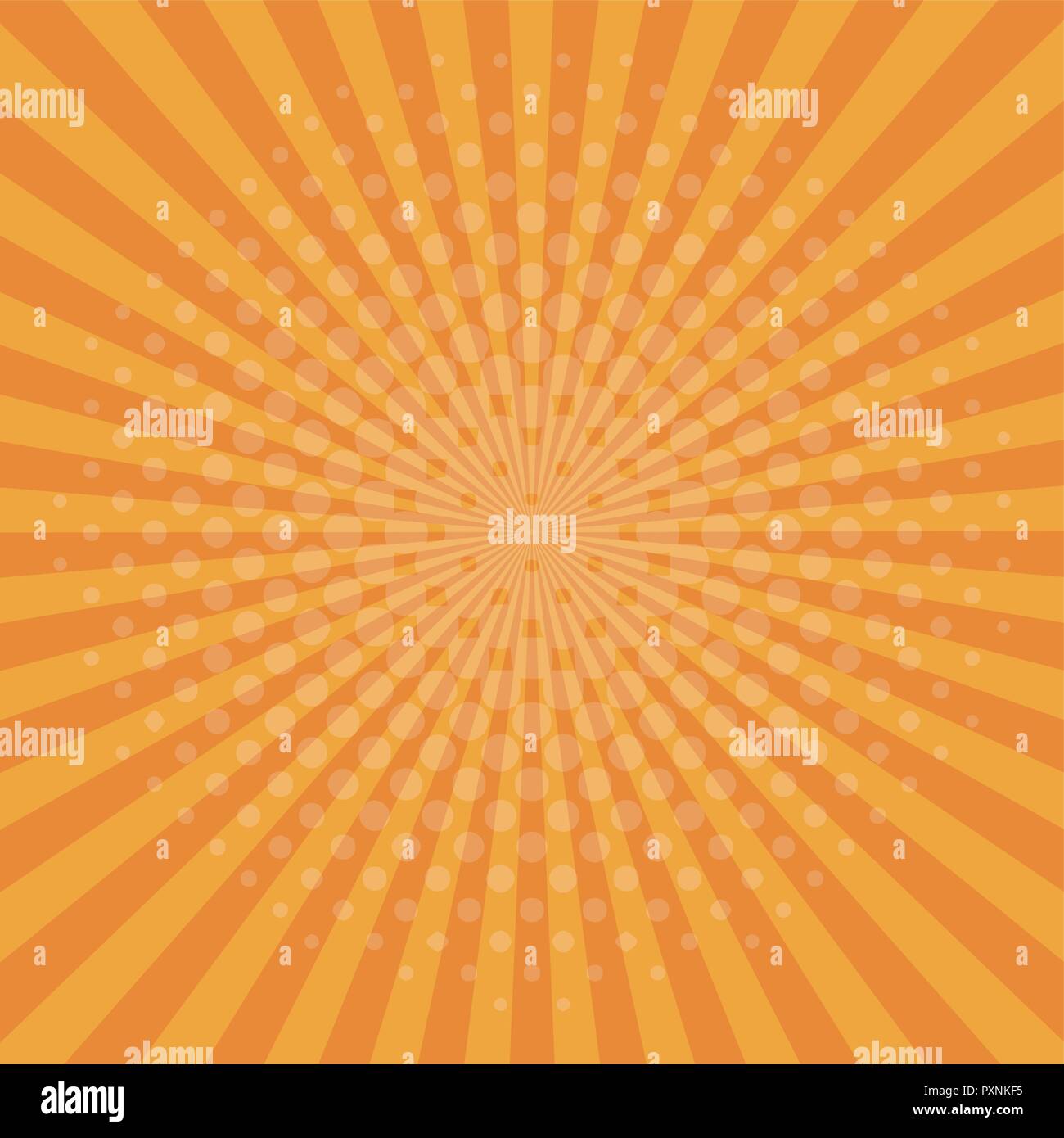 Orange pop art background Stock Vector Image & Art - Alamy