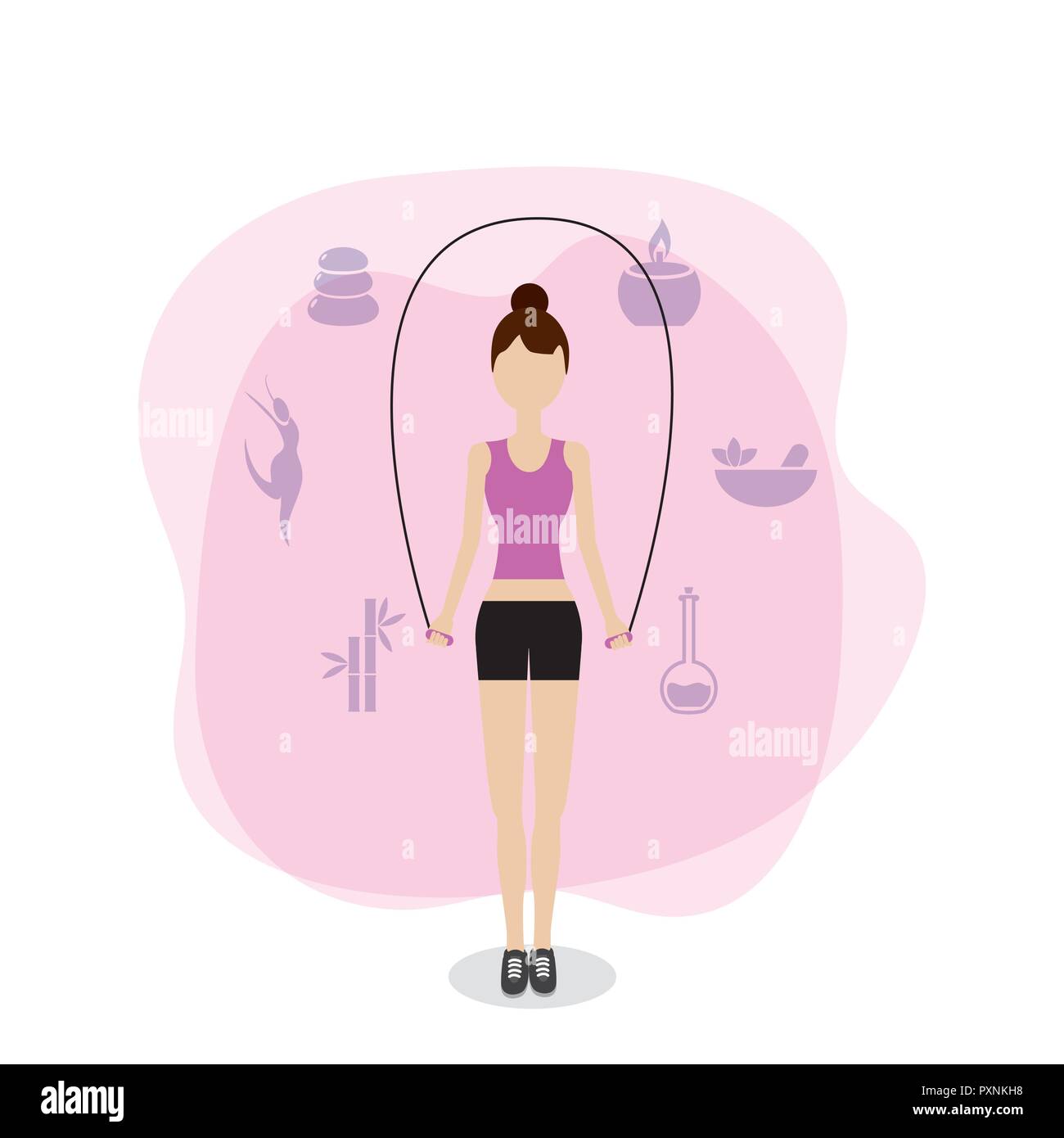 health fitness cartoon Stock Vector Image & Art - Alamy