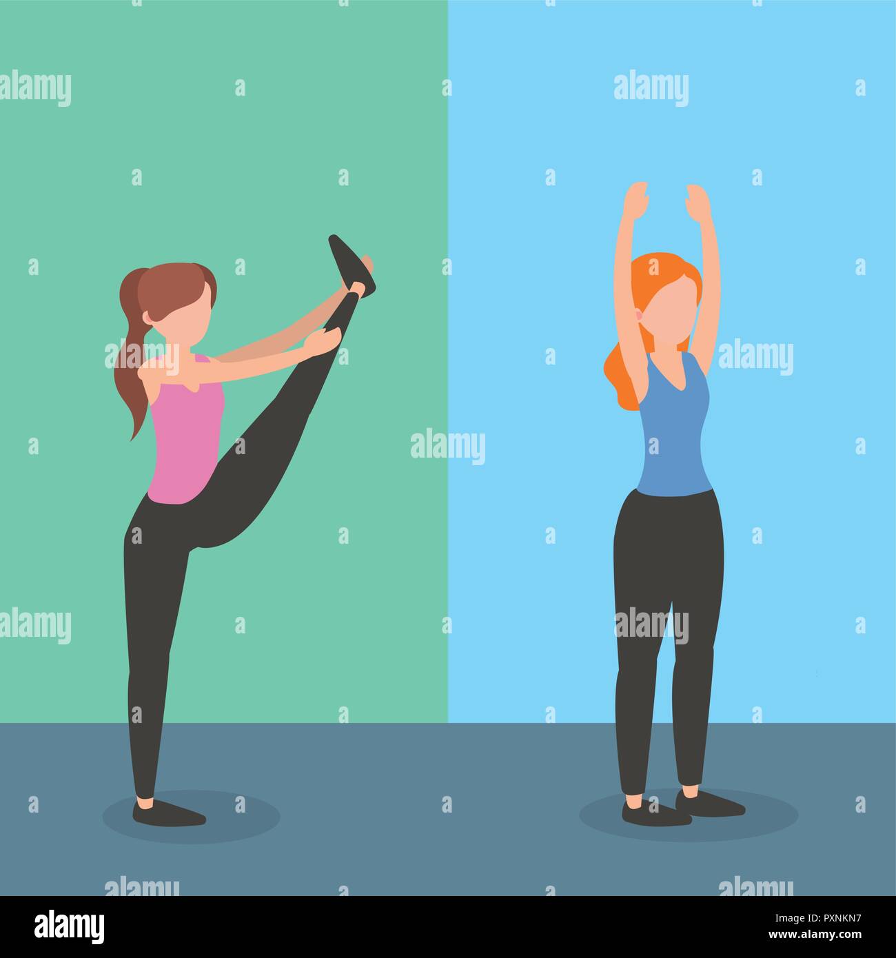health fitness cartoon Stock Vector Image & Art - Alamy