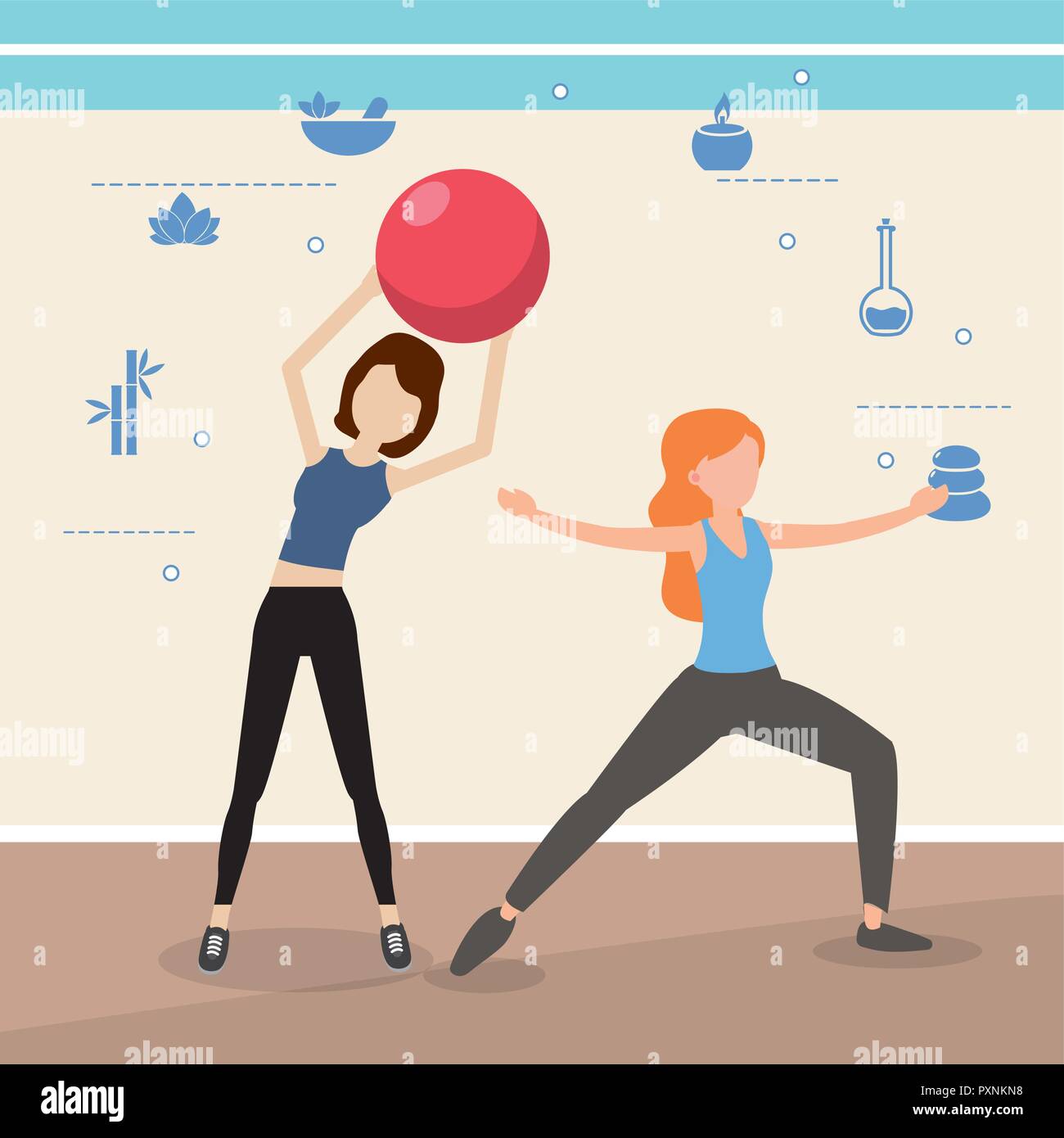health fitness cartoon Stock Vector Image & Art - Alamy
