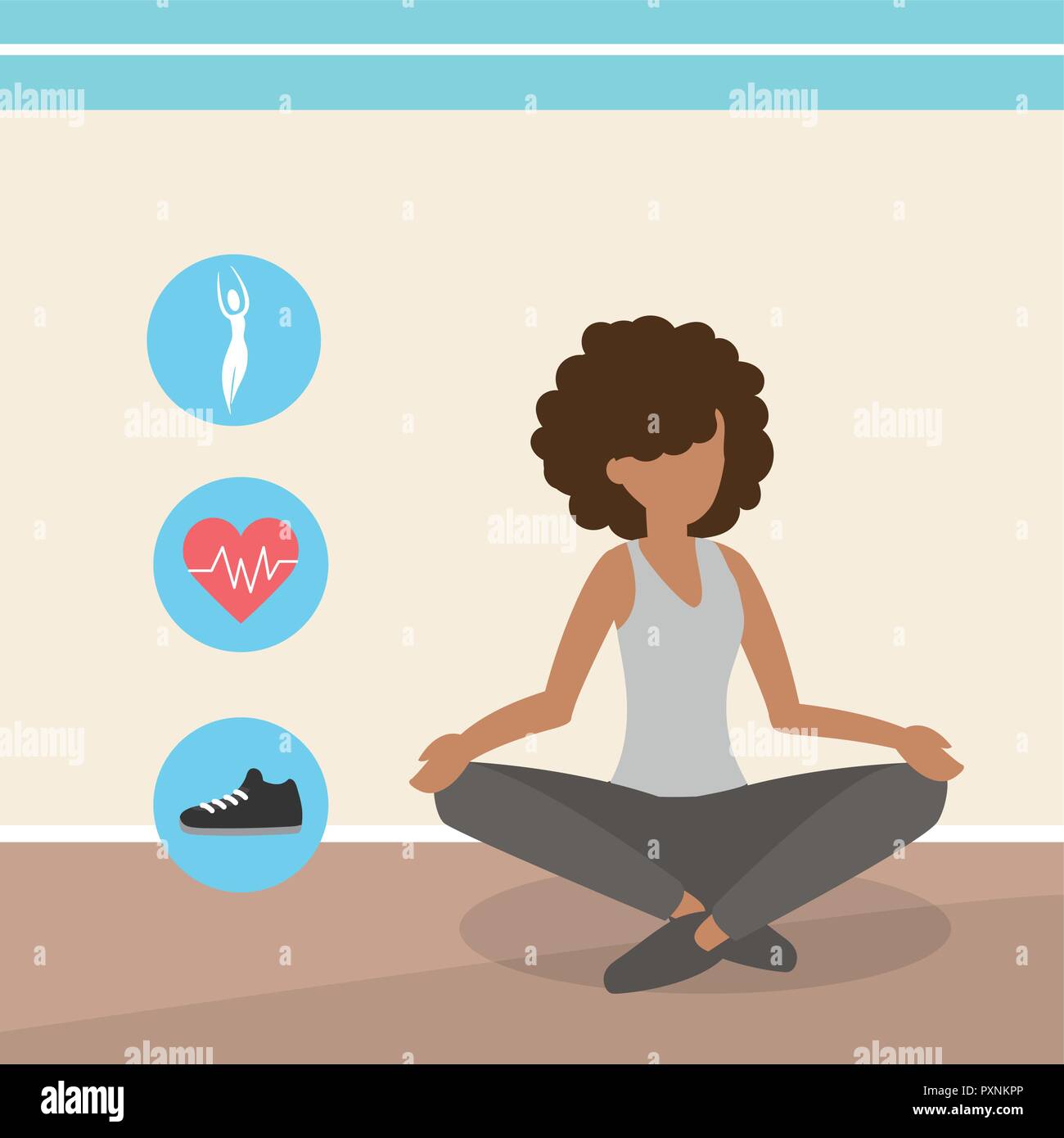 health fitness cartoon Stock Vector Image & Art - Alamy