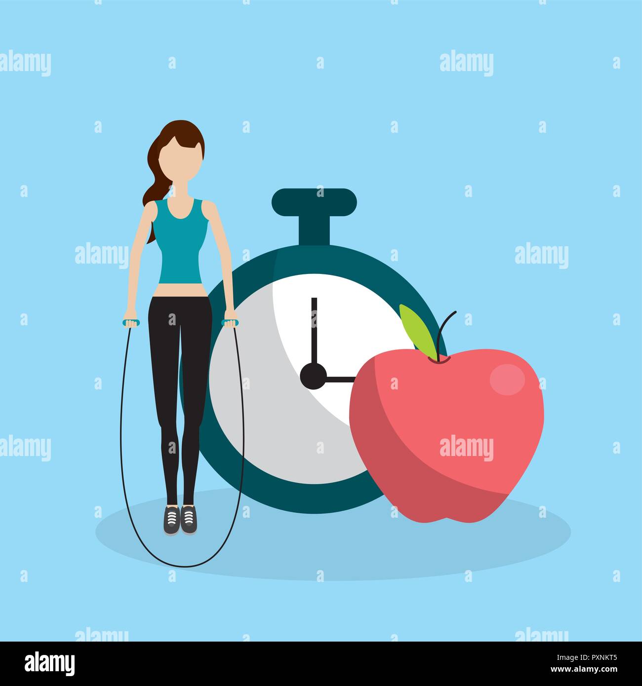 health fitness cartoon Stock Vector Image & Art - Alamy
