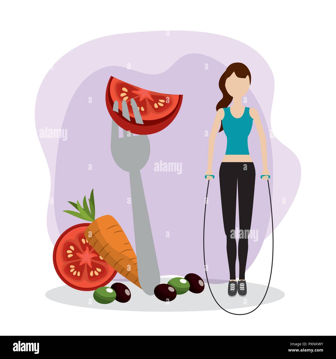health fitness cartoon Stock Vector Image & Art - Alamy