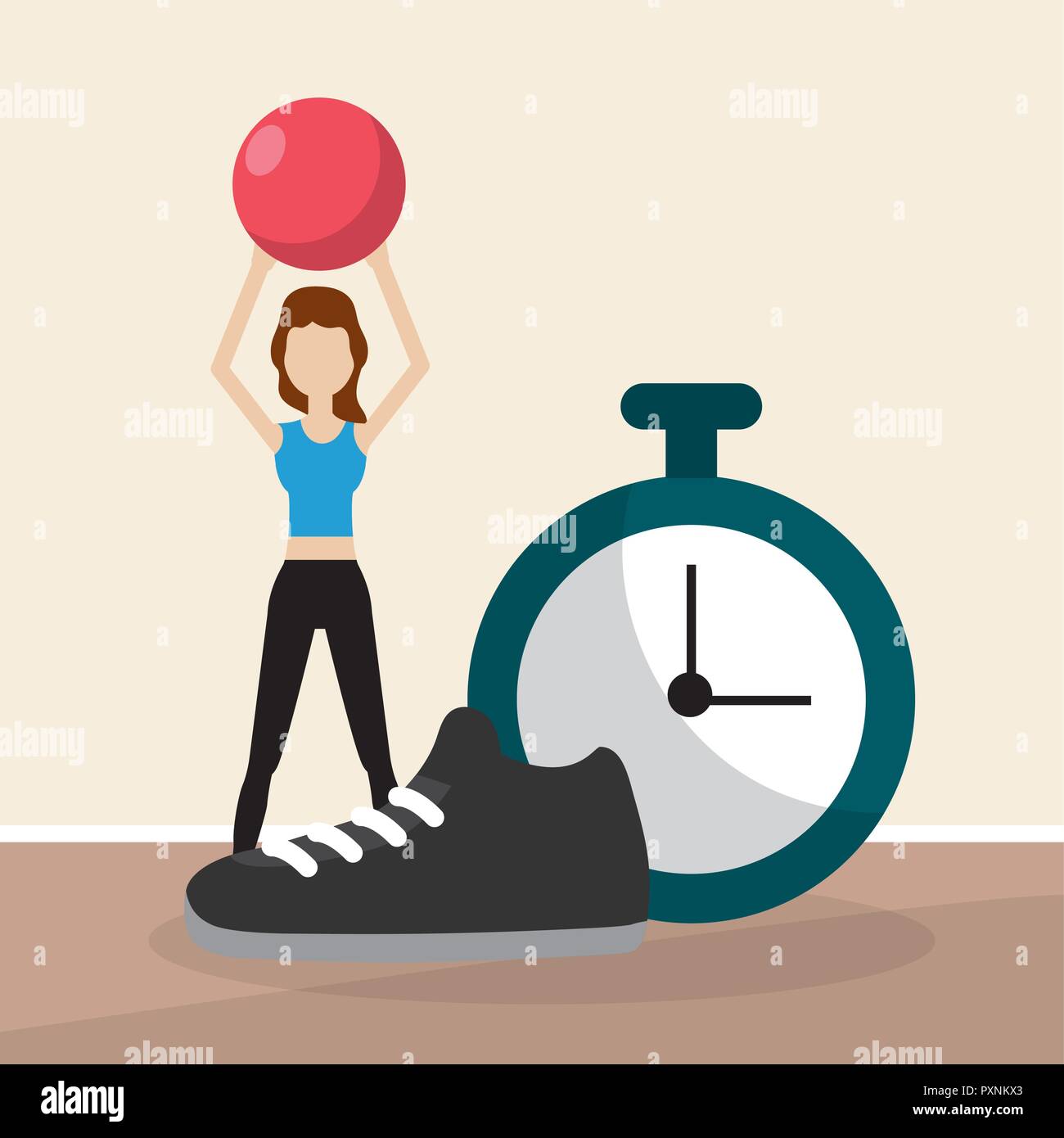 health fitness cartoon Stock Vector Image & Art - Alamy