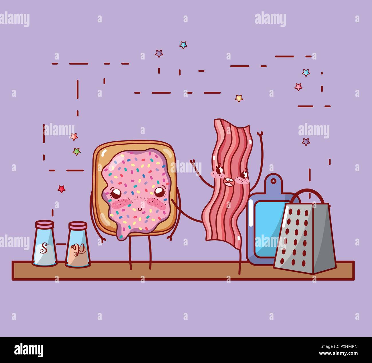 Kawaii tart hi-res stock photography and images - Alamy