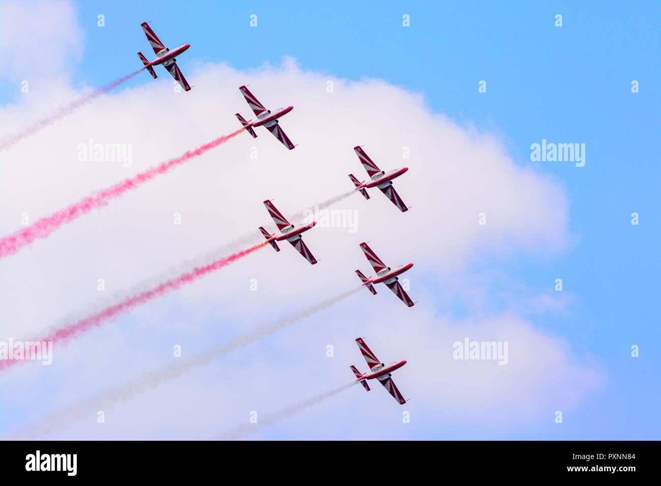 Polish White Red Sparks Stock Photo - Alamy