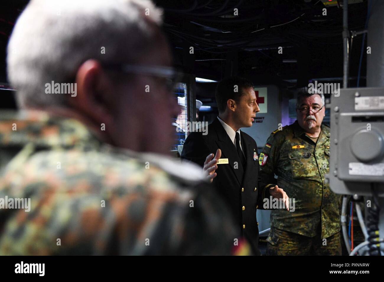 KIEL, GERMANY (June 18, 2017) - Lt. Nick Edmiston, from Centennial ...