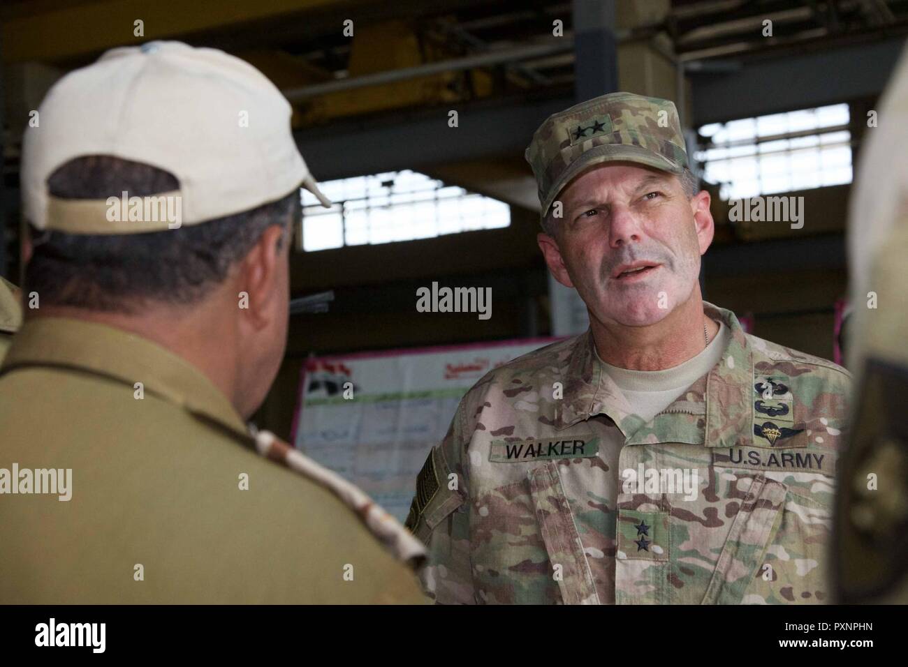 U.S. Army Maj. Gen. Flem Walker, commanding general of 1st Sustainment ...