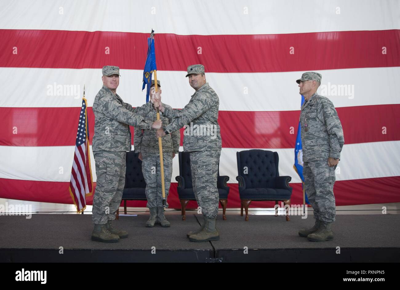 Col. Brian McCarthy, 366th Operations Group commander and Lt. Col ...
