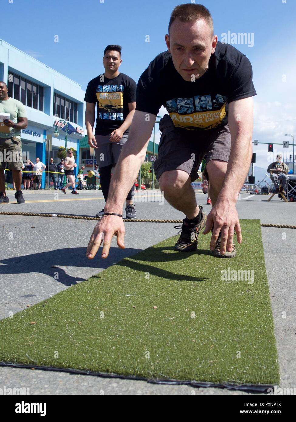 David Retherford, a member of the Alaska Air National Guard team Arctic ...