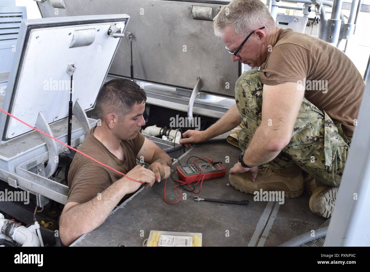 CAMP LEMONNIER, Djibouti (June 16, 2017) Engineman 2nd Class Jose ...