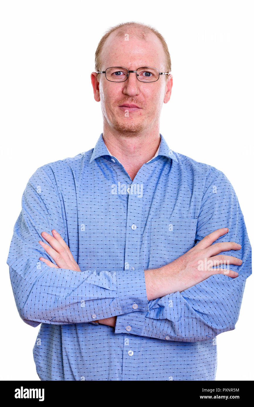 Business man arms crossed hi-res stock photography and images - Alamy