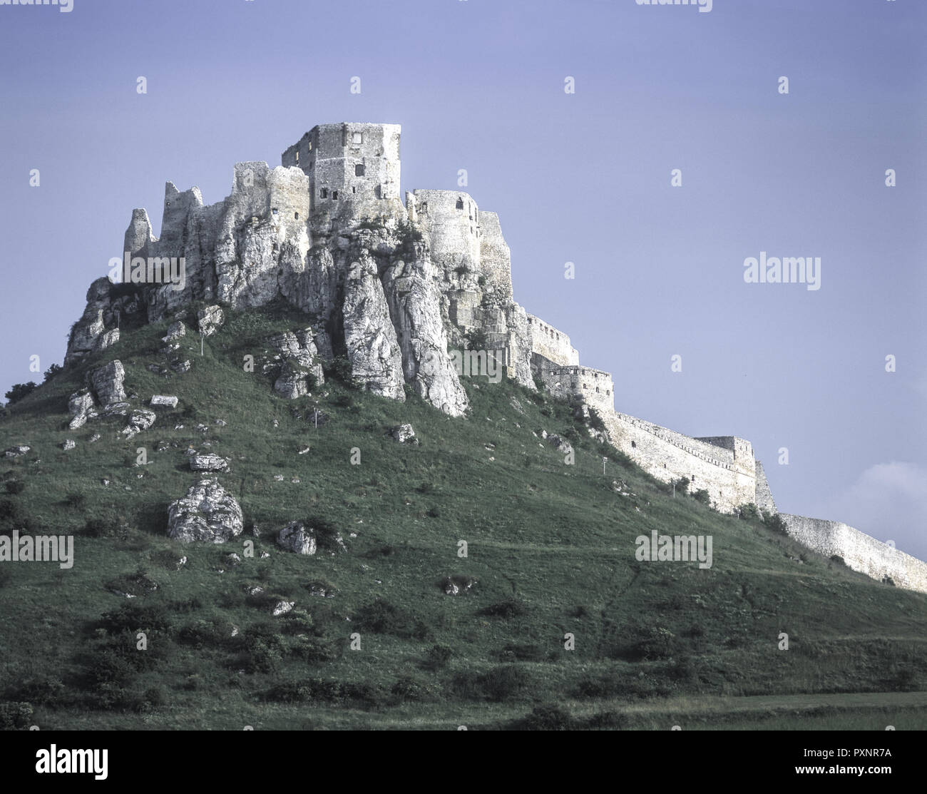 Spis castle. Spissky hrad Stock Photo - Alamy