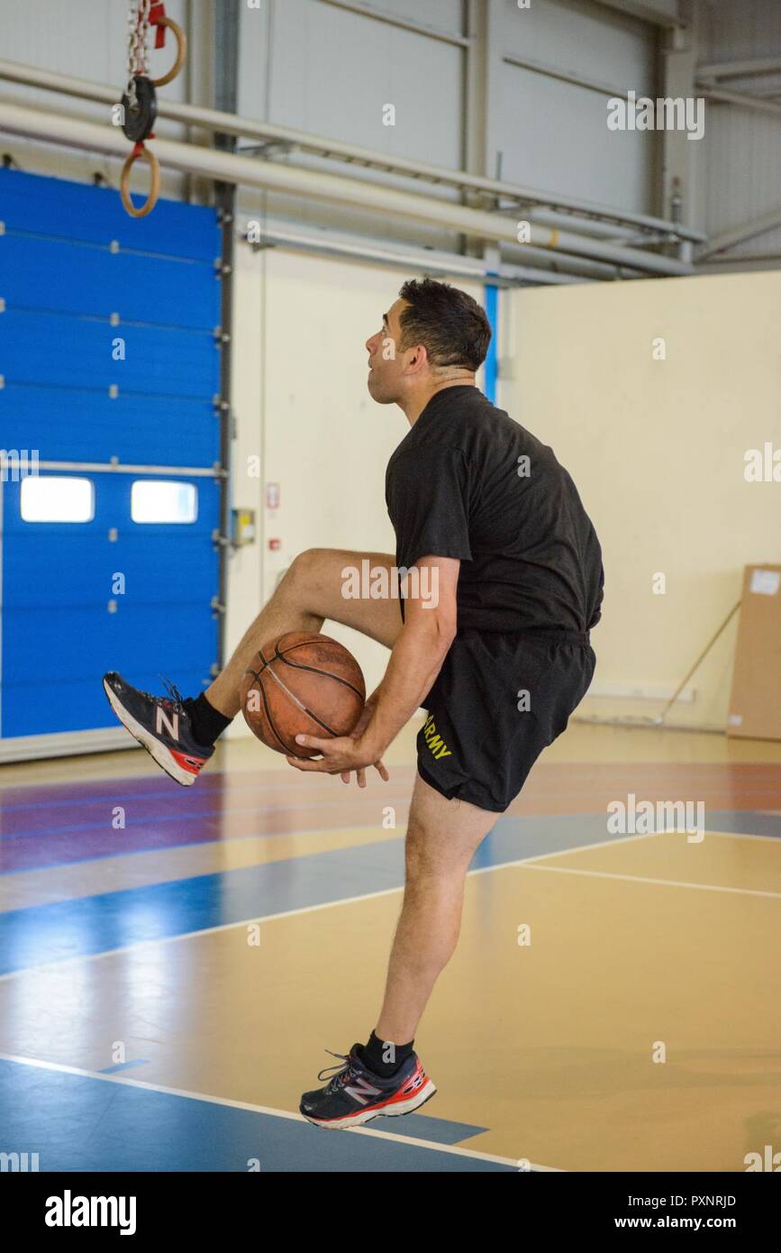 U.S. Army 1st Sgt. Jason Melton, with the Network Enterprise Center ...