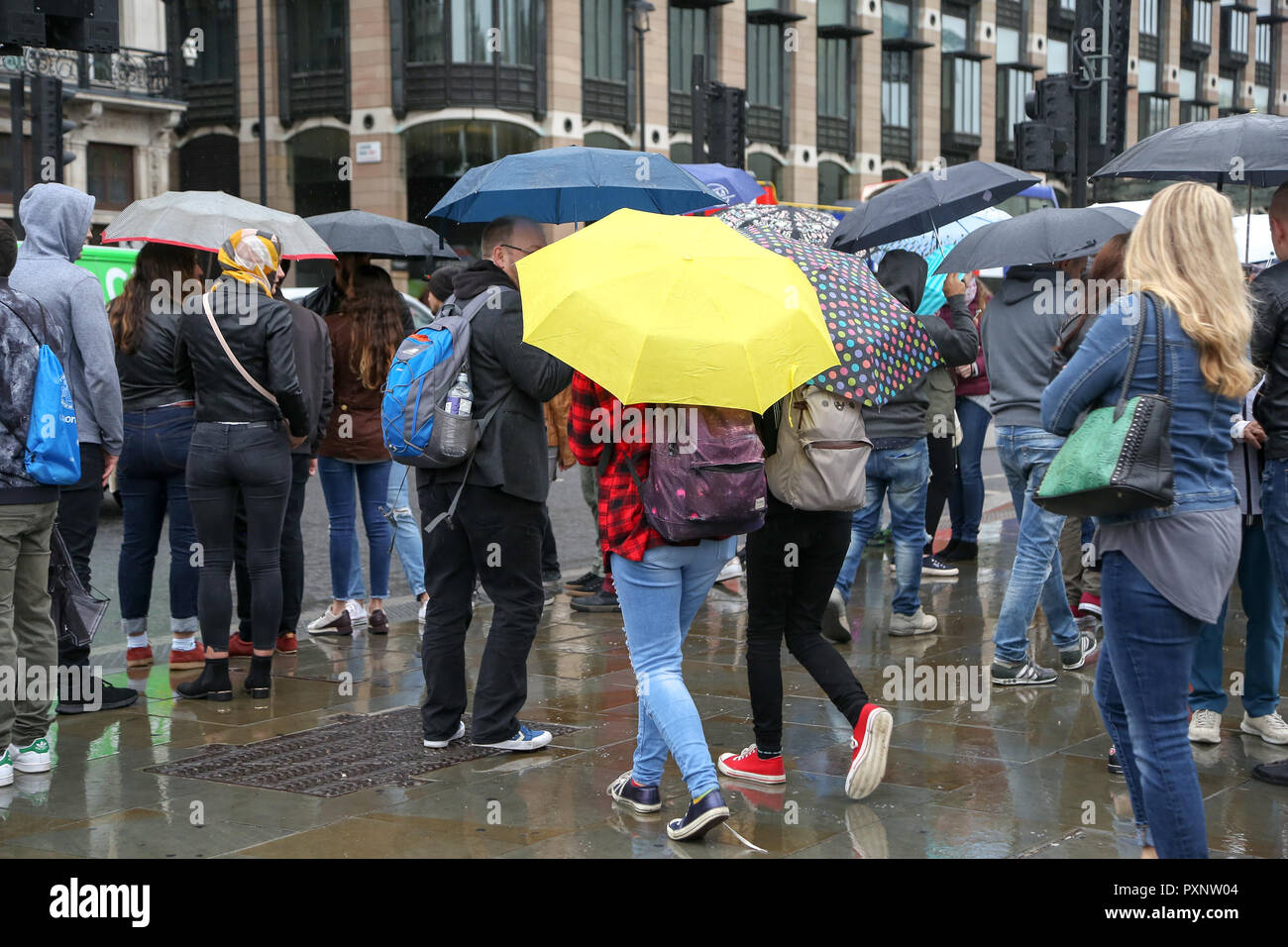 Rainfall in London Featuring: Atmosphere, View Where: London, United ...